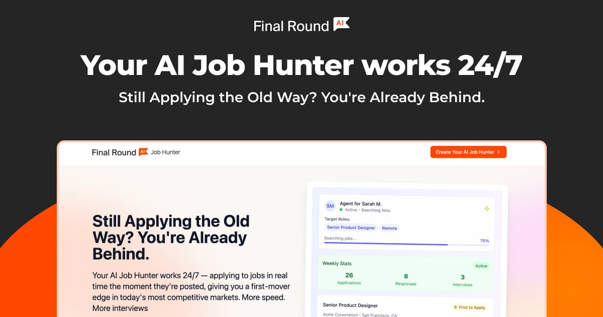 AI Job Hunter - Automated Job Applications 24/7 | Final Round AI